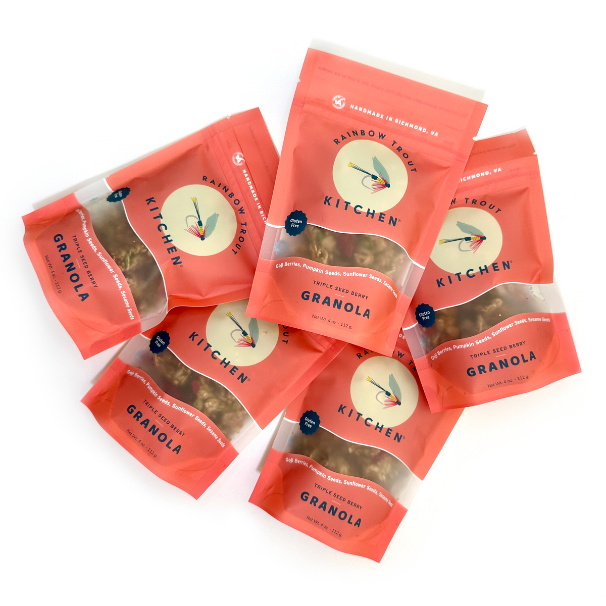 Triple Seed Berry Granola Snack Pack – Rainbow Trout Kitchen