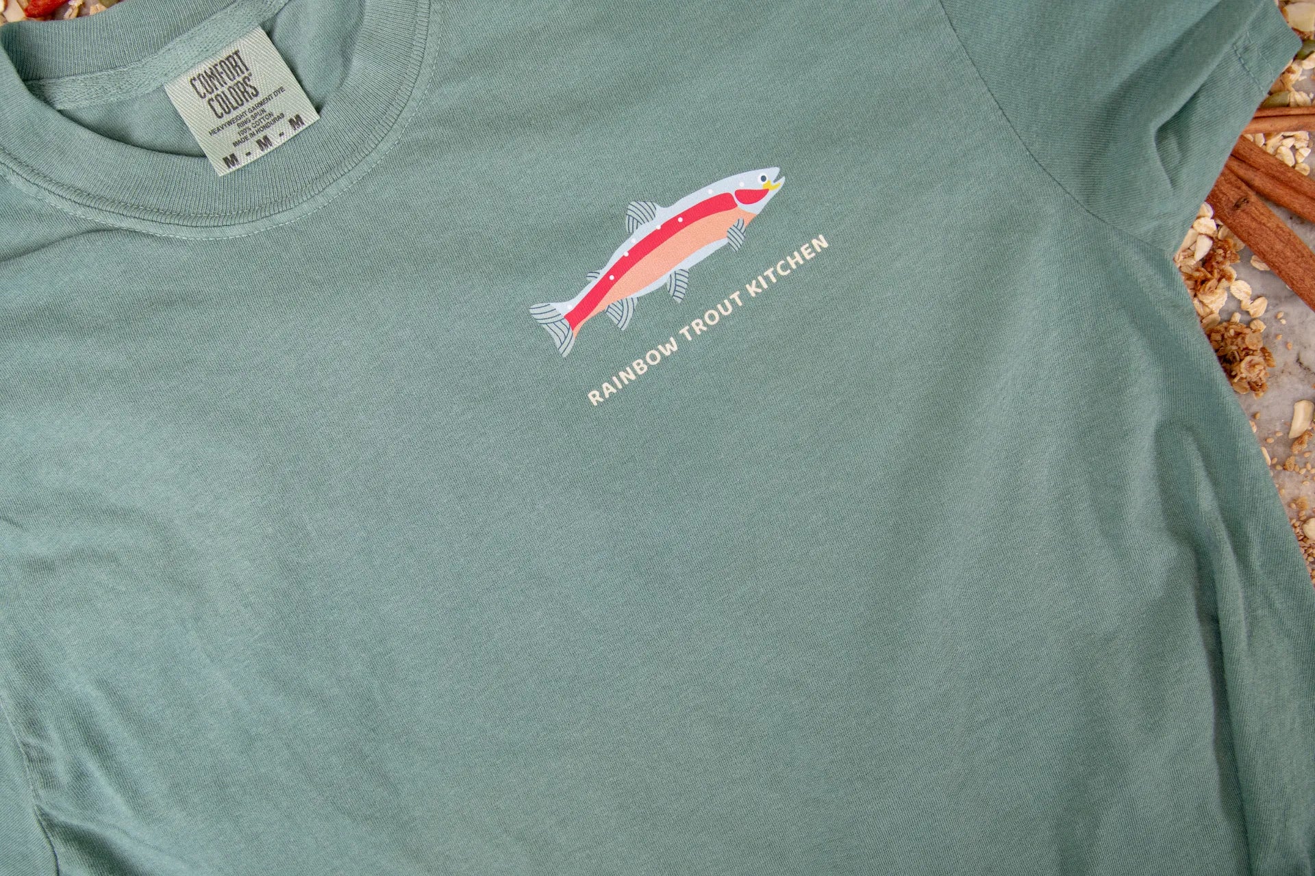 New! RTK Adult T-shirts – Rainbow Trout Kitchen
